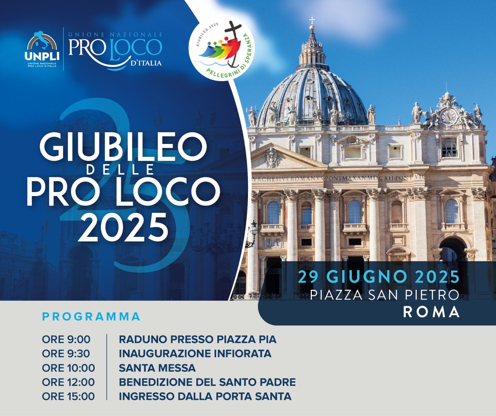 GIUBILEO DELLE PRO LOCO 2025 – Unplilazio